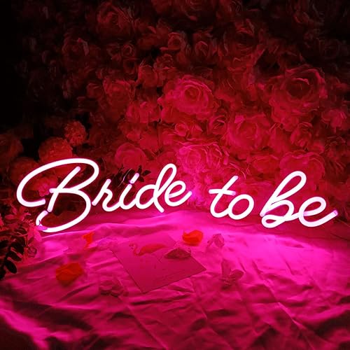 Bride to be Neon Sign, Proposal Party LED Light Up Decor, Decoration ...