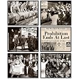 Amazon.com: Vintage Prohibition Era Wall Art Set of 6 8x10 Unframed ...