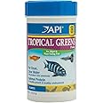 Amazon.com: API TROPICAL GREENS FLAKES Tropical Fish Greens Flakes Fish ...