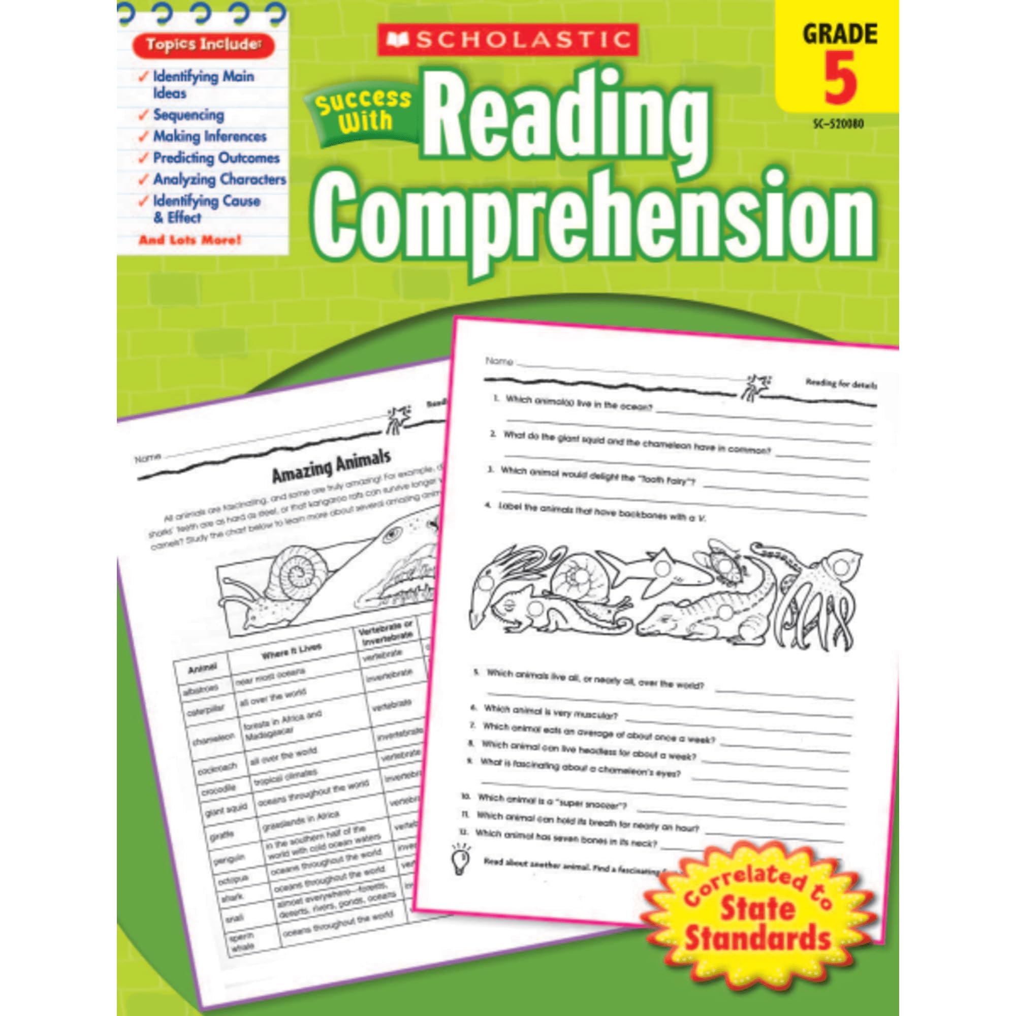 Mua Scholastic Success With Reading Comprehension, Grade 5 Scholastic ...