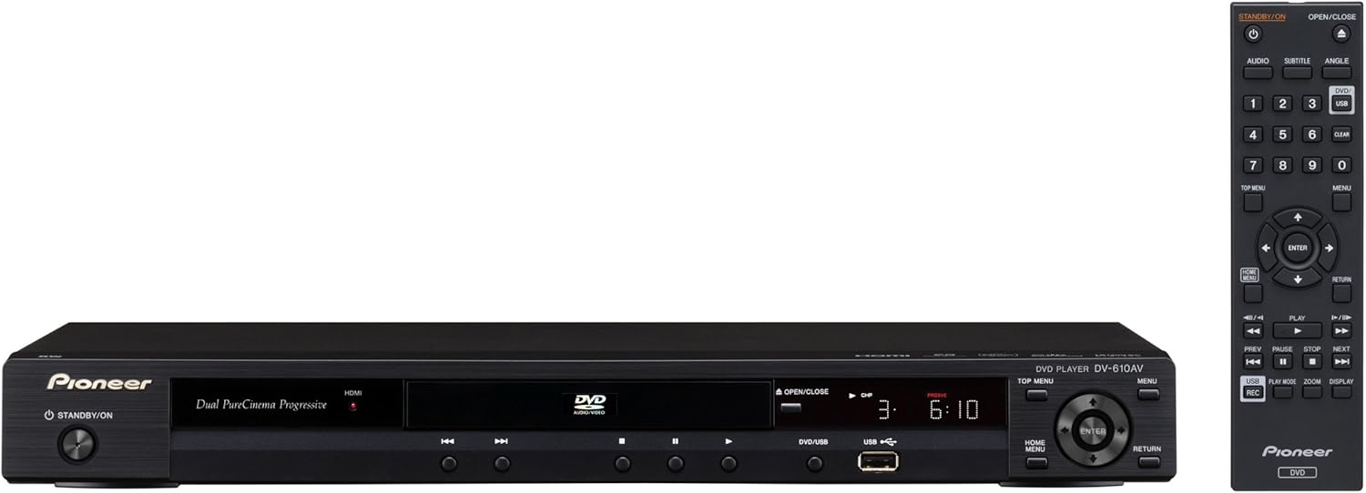 Pioneer DV-610AV-K Lettore + Registratore DVD: Amazon.it: Elettronica