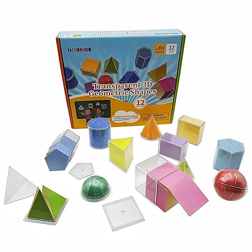3D Shapes Math Manipulatives | Geometric Shapes for Classroom | 3D ...