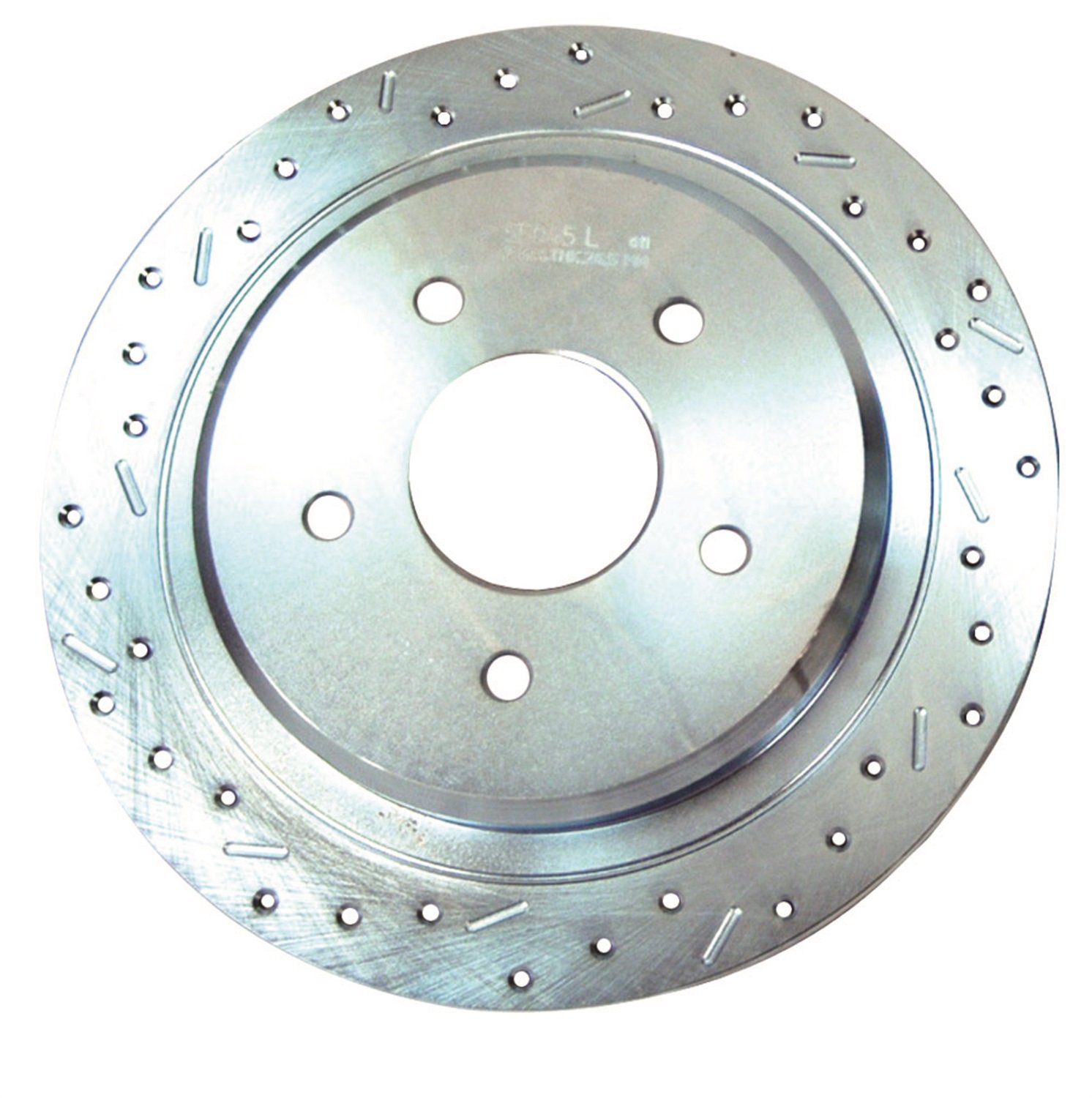 Rotors SSBC 23507AA3L Drilled Slotted Plated Front Driver Side Rotor ...