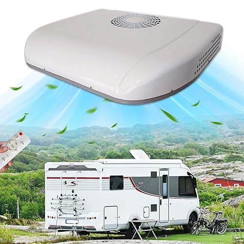 12V RV Air Conditioner 8000 BTU Cooling - Universal RV Rooftop Ac Unit ...