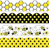 Amazon.com: Whaline 69Ft Summer Glitter Bulletin Board Borders 5 ...