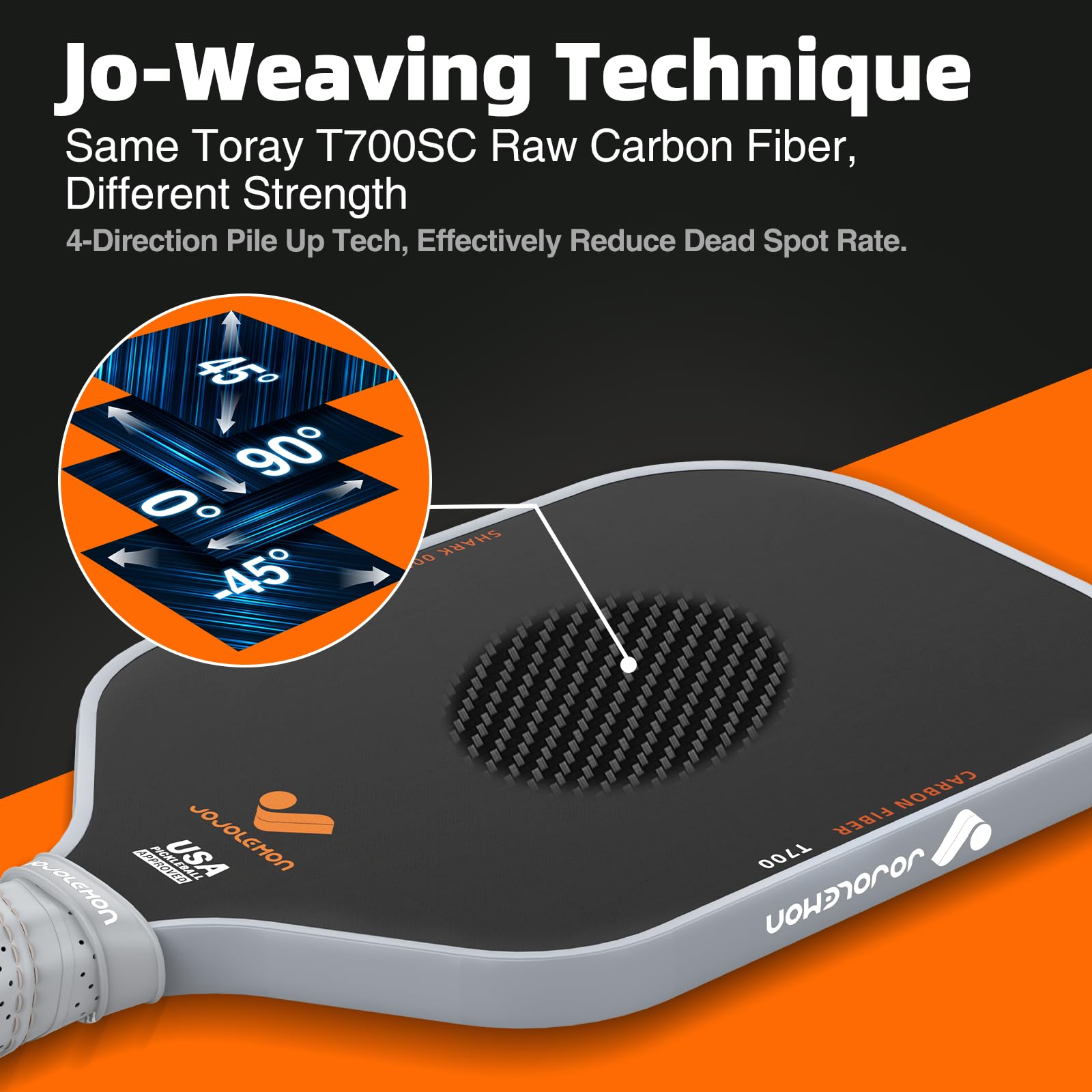 Mua JOJOLEMON Pickleball Paddles, Carbon Fiber Pickleball Paddle with a ...