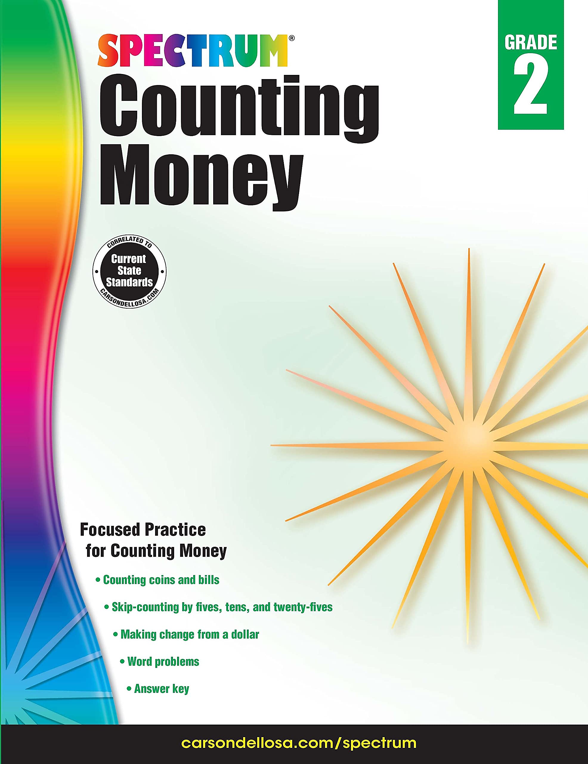 Mua Spectrum Grade 2 Counting Money Workbook, Ages 7-8, Addition ...