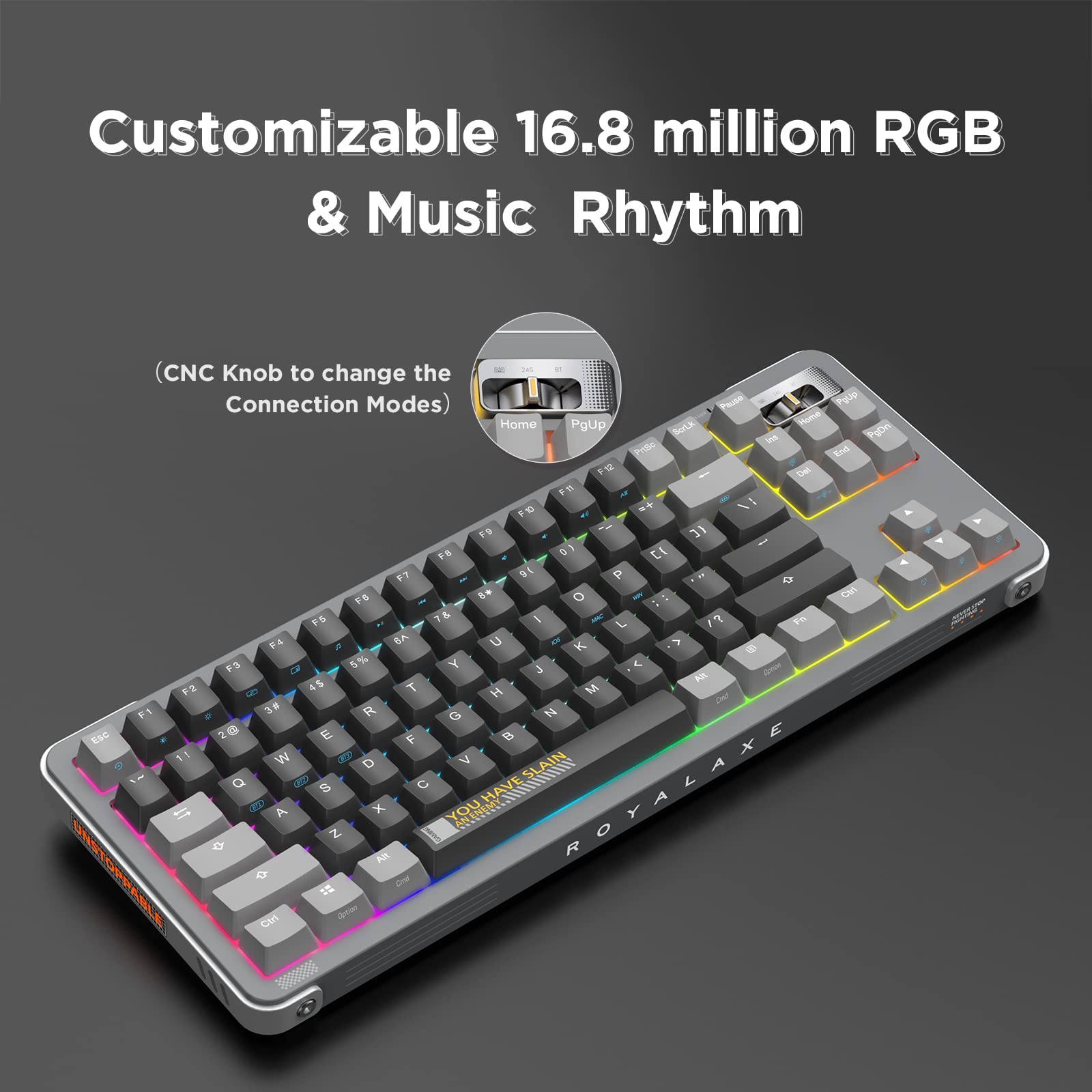 Mua YUNZII Y87 TKL Wireless Mechanical Keyboard Hot Swap with Metal ...