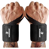 Wrist Straps For Weightlifting 21" Gym Wrist Wraps With Thumb Loop ...