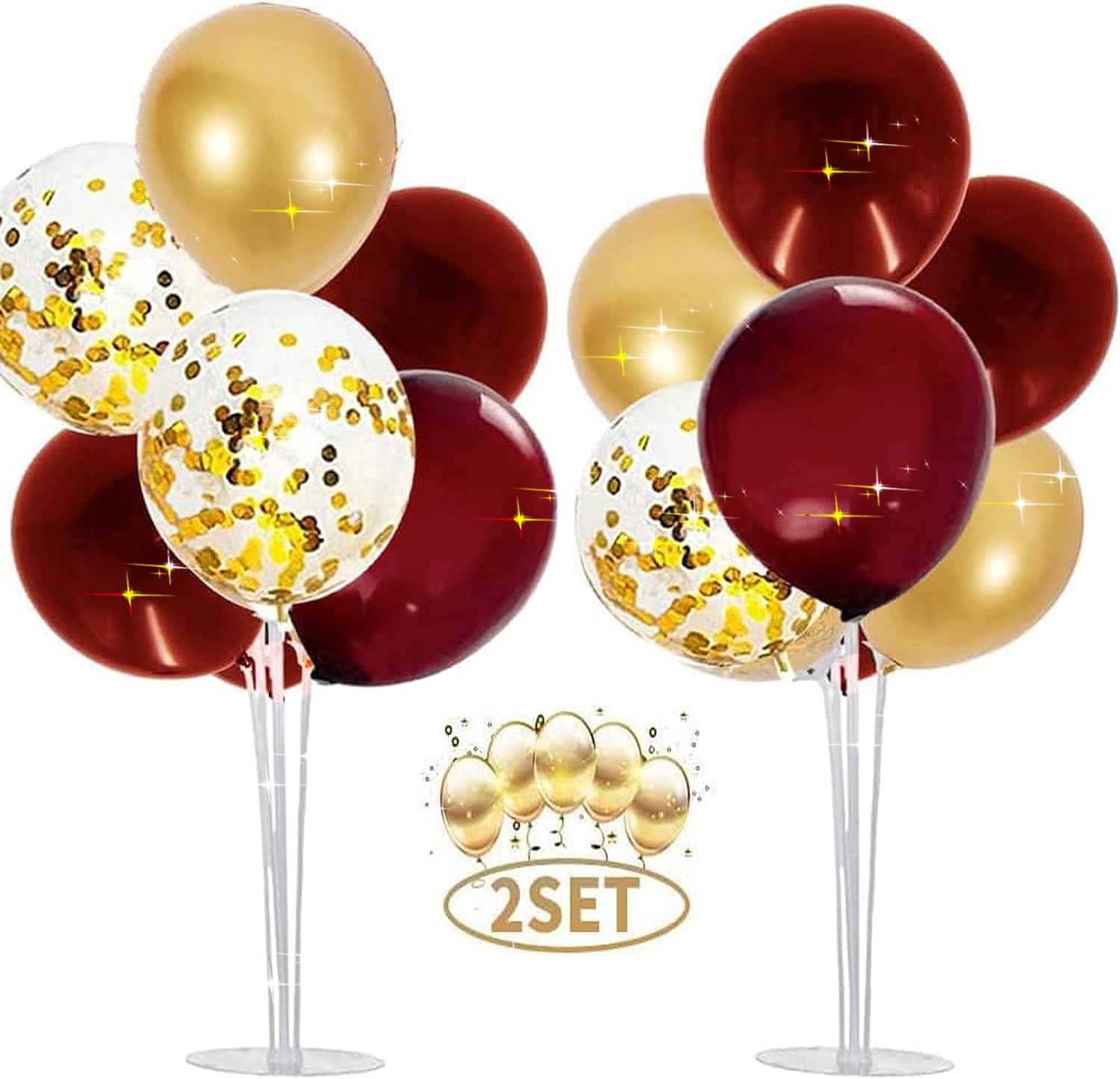 Graduation Decorations Maroon Gold 2025/Burgundy Gold Gaduation Party ...