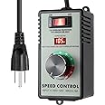 AC Motor Speed Controller 110-120V / 15A Max, Variable Fan Speed Controller AC Electronic ...