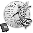 Amazon.com: Anwlki Car Guardian Angel Visor Clip Guardian Angel Medal ...