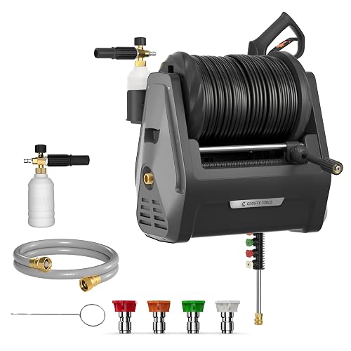 Giraffe Tools Grandfalls Pressure Washer Plus, Electric Wall Mount ...