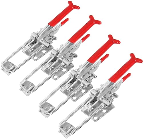 AConnet 4 PCS Self Lock Toggle Latch Clamp GH-431 Adjustable Heavy Duty ...