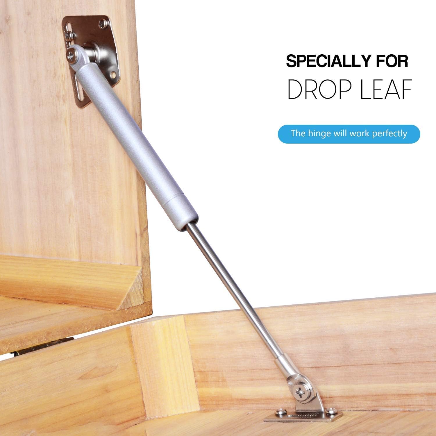 Douper 100N/22lb Gas Spring Soft Close Hinges, Slow Down Lid Stay ...