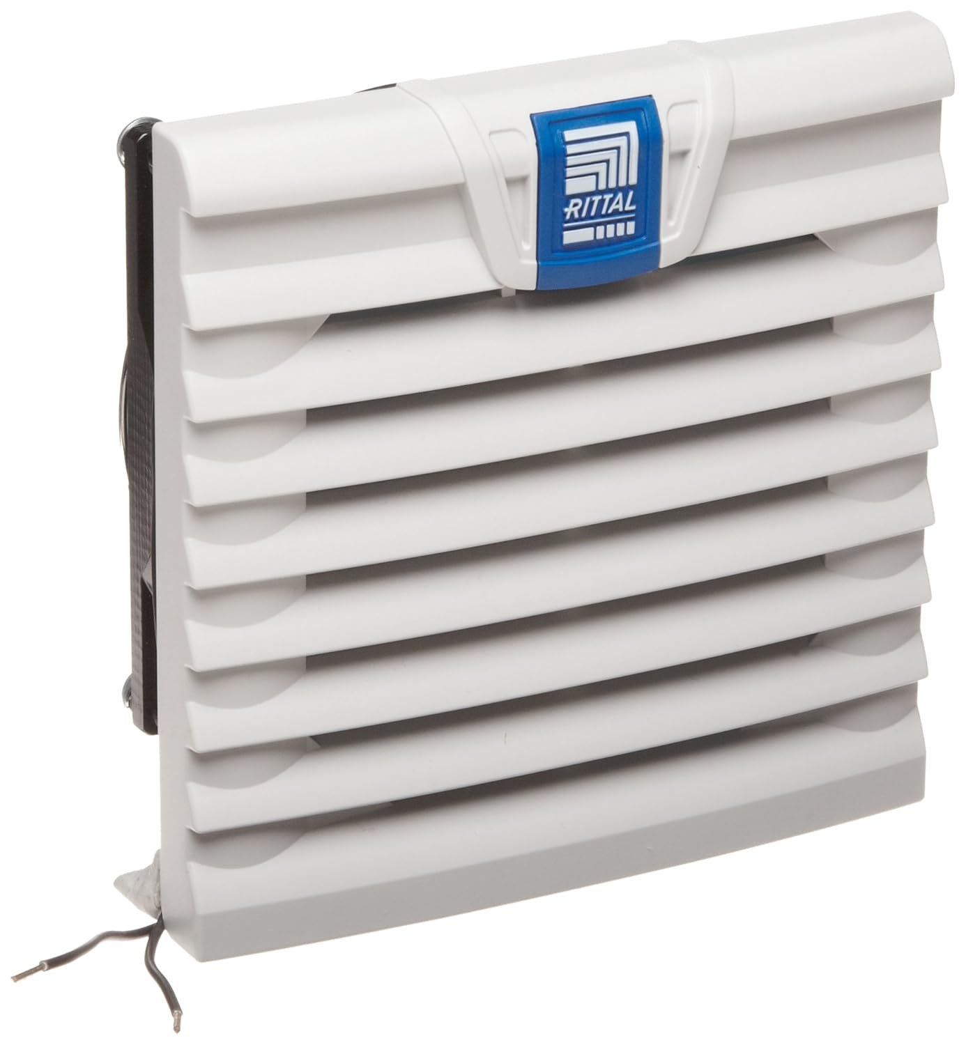 Rittal 3237110 Light Grey TopTherm Filter Fan, 4-39/64 Width x 4-39/64 ...