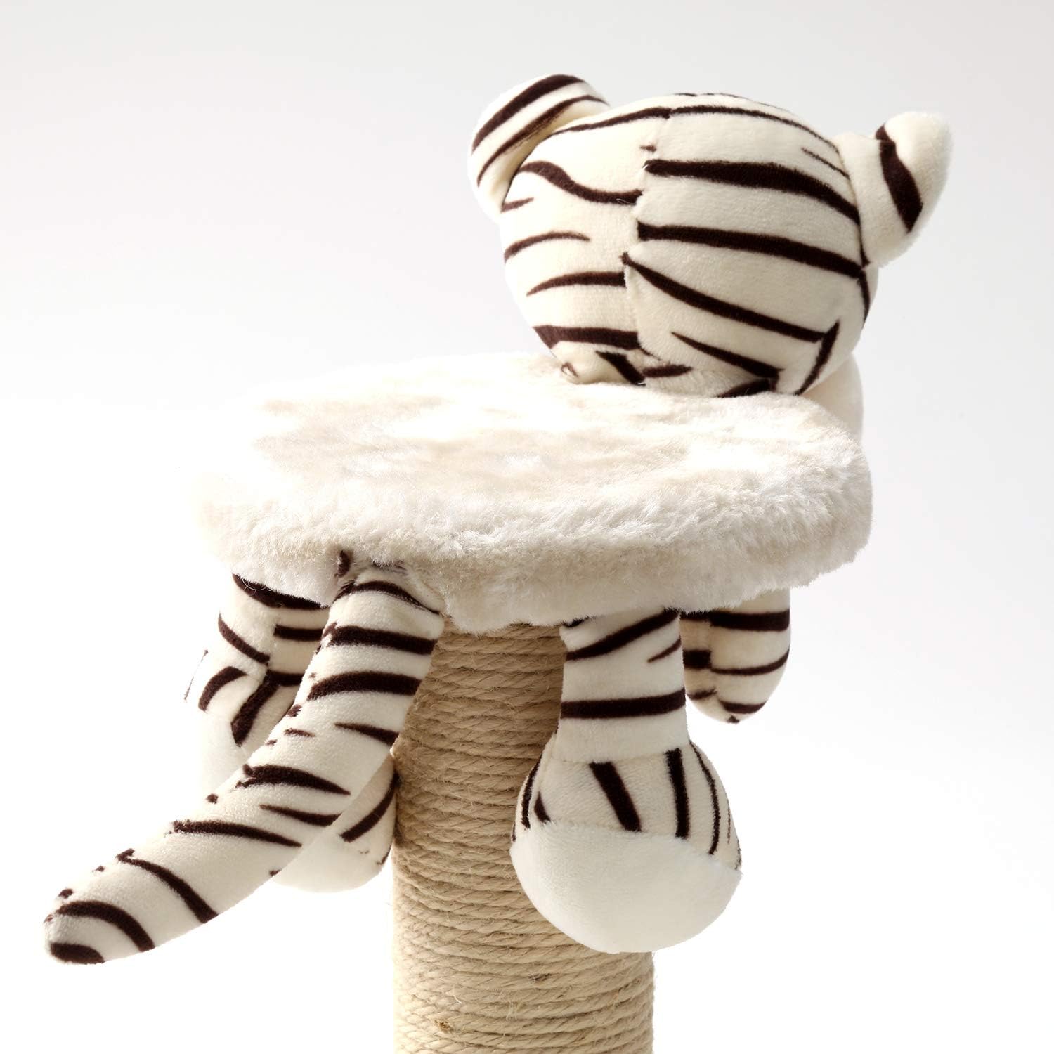 anijoy Tiger Cat Scratching Post Scratching Toy for Cats to Rummon ...