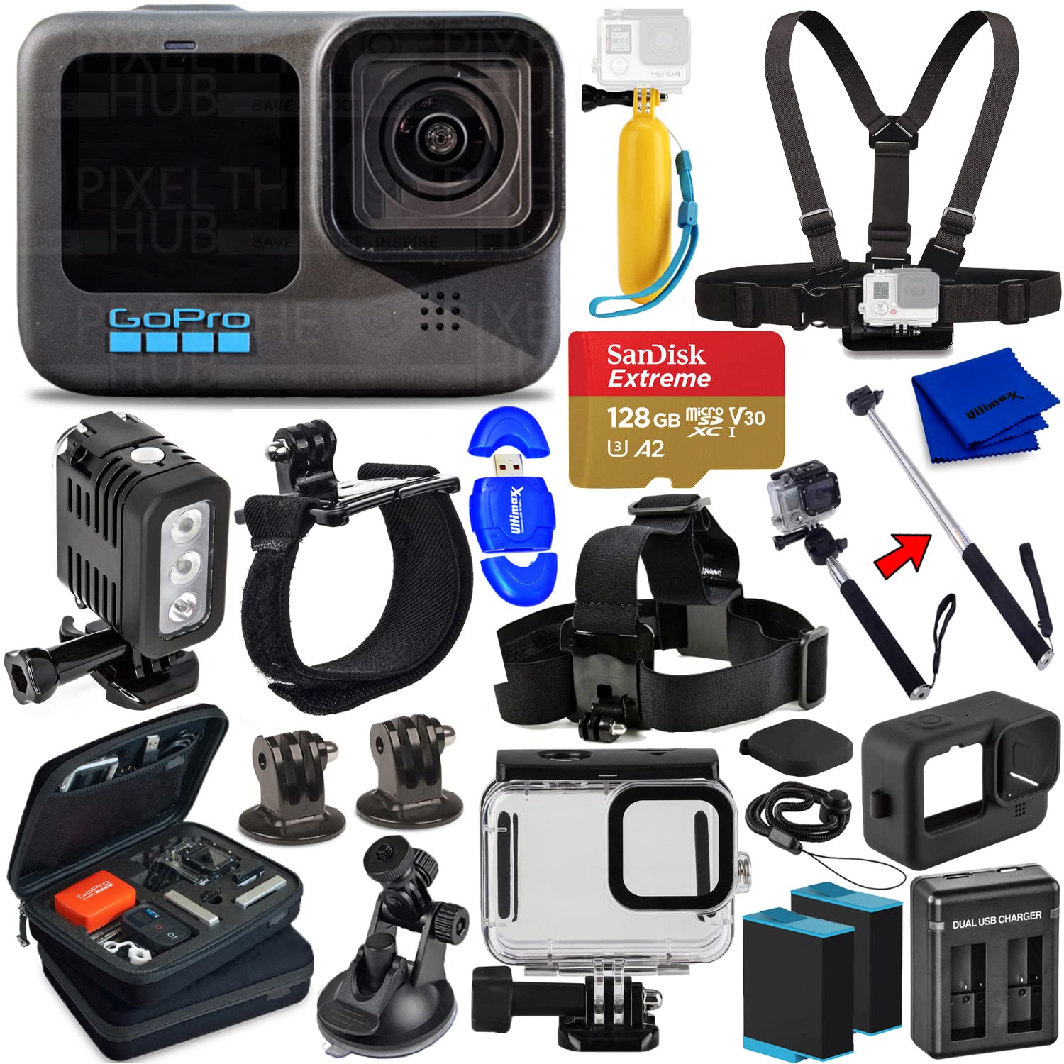 Mua GoPro HERO10 Hero 10 Camcorder Black - Ultimate Bundle Includes ...