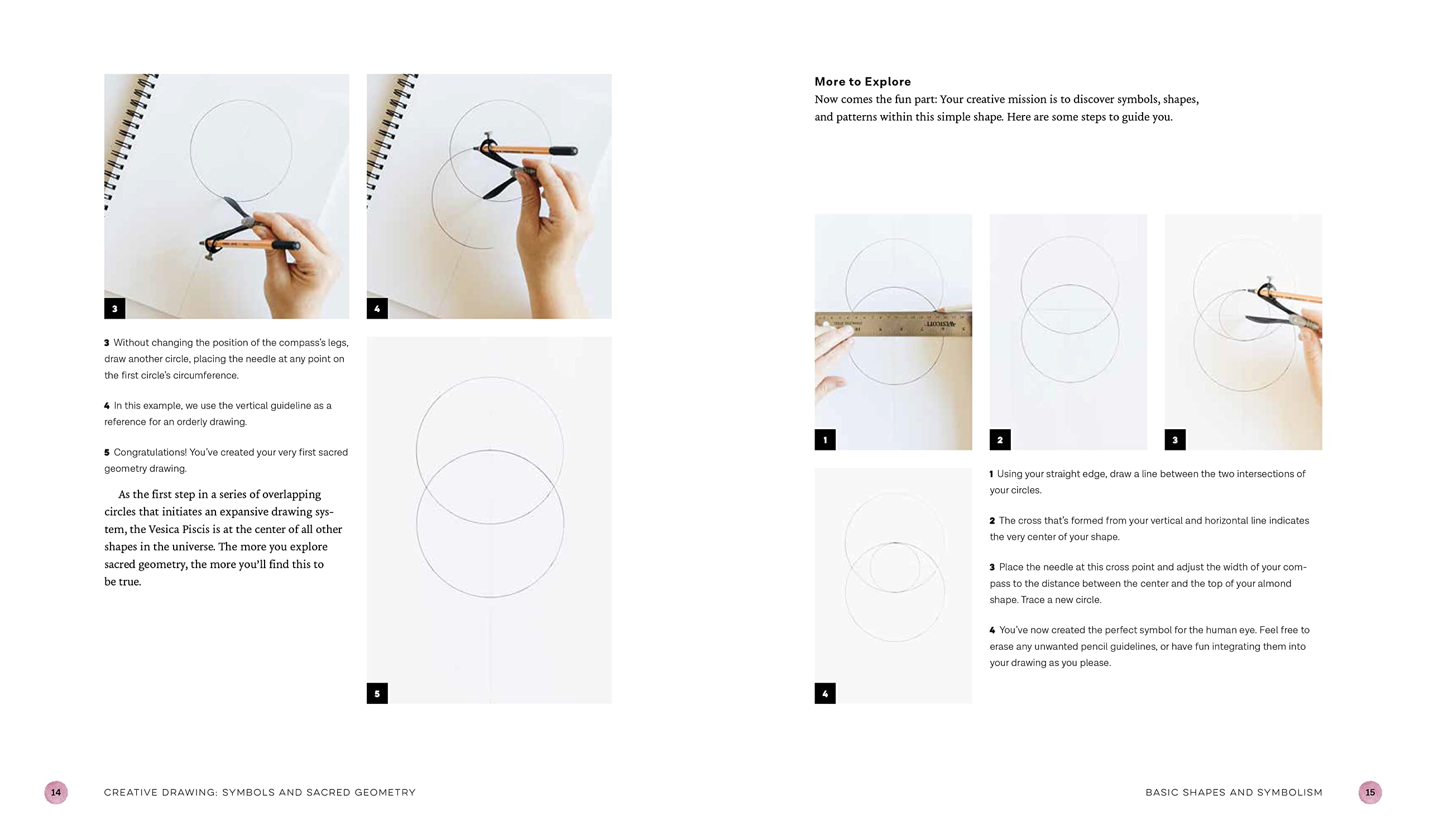 Mua Creative Drawing: Symbols and Sacred Geometry: A Beginner's Step-by ...