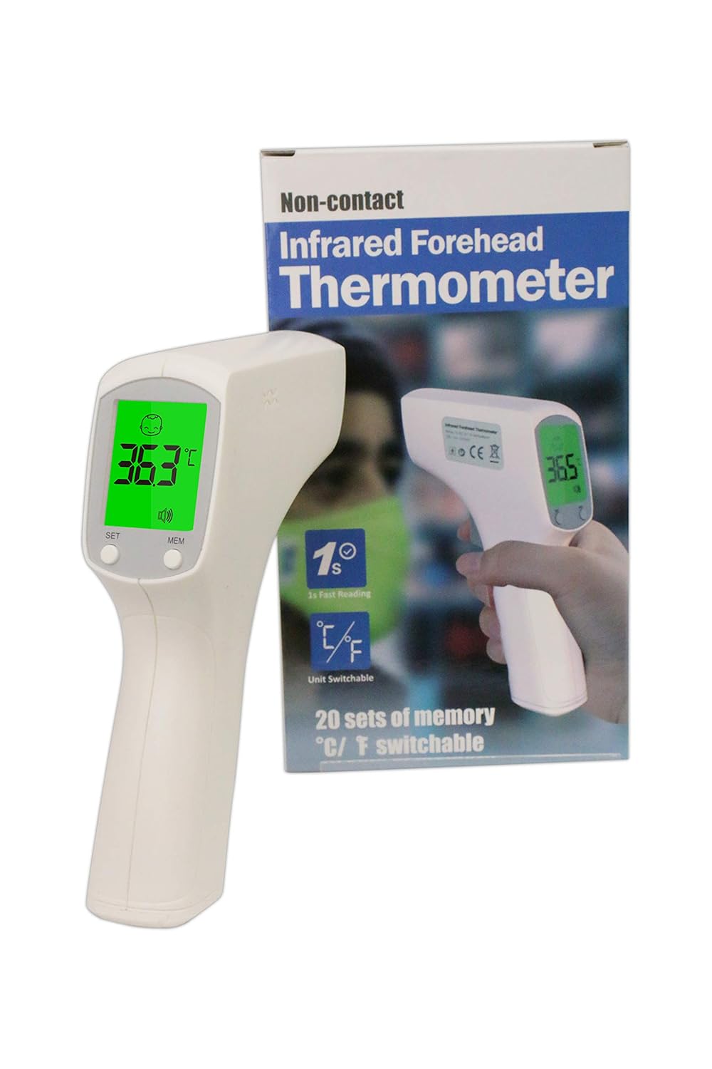 Alphamed UFR103 Infrared Front Thermometer – BigaMart