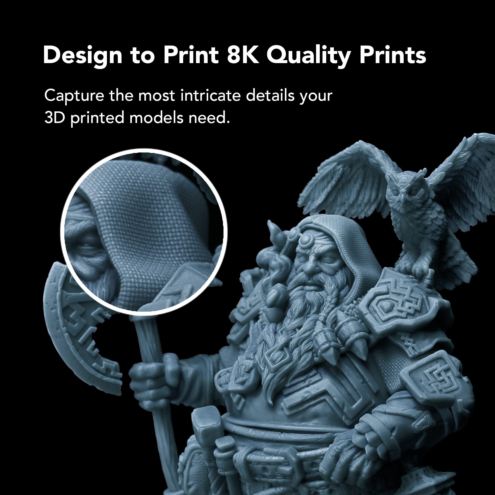 Mua phrozen Aqua Gray 8K 3D Printing Resin, Designed to Showcase Highly ...