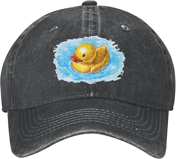 Rubber Ducky in Blue Water Hats for Women Men Fashionable Sun Hat ...