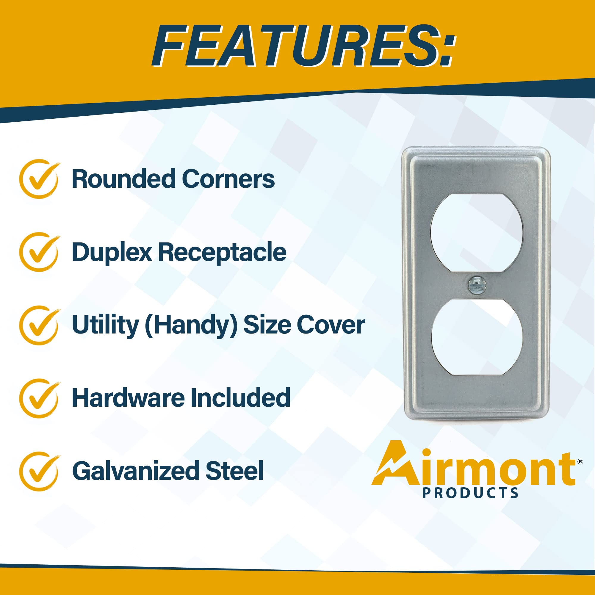 Mua Outlet Box Kit, 2x4'' Utility Electrical Box, Duplex Receptacle 2x4 ...