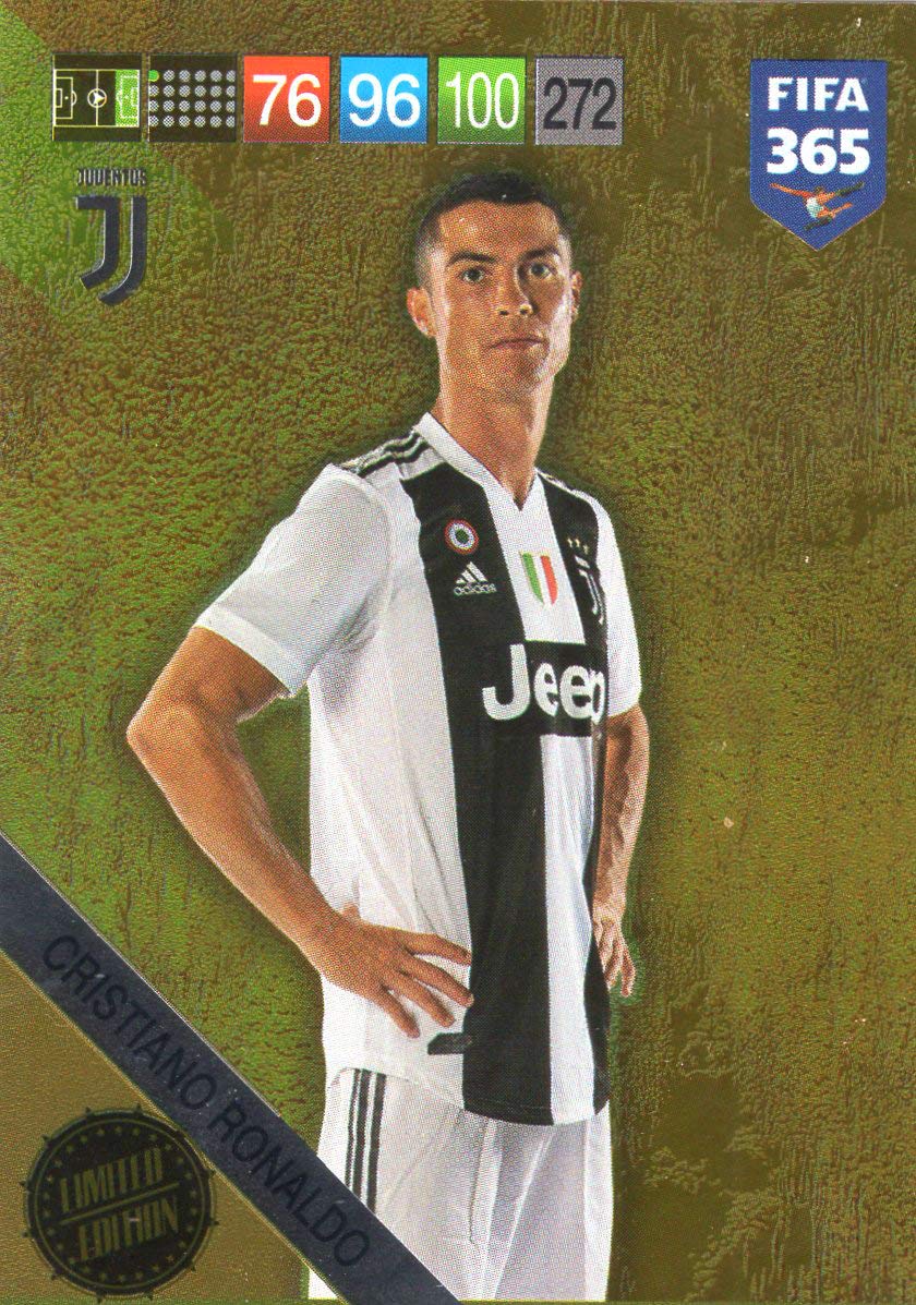 PANINI ADRENALYN XL FIFA 365 2019 Cristiano Ronaldo Limited Edition ...