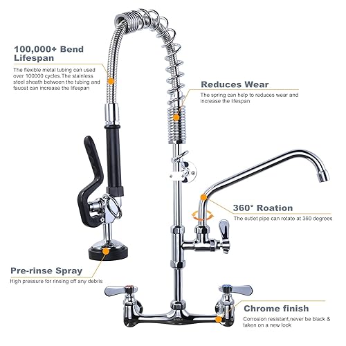 Commercial Kitchen Pre Rinse Faucets