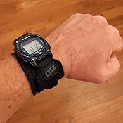 Amazon.com: Chums CHM00010MT The Band 20mm Watch Band, Black: Sports ...