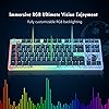 Womier K87 75% Keyboard, TKL Mechanical Keyboard, Hot Swappable Mechanical Gaming Keyboard, RGB ...