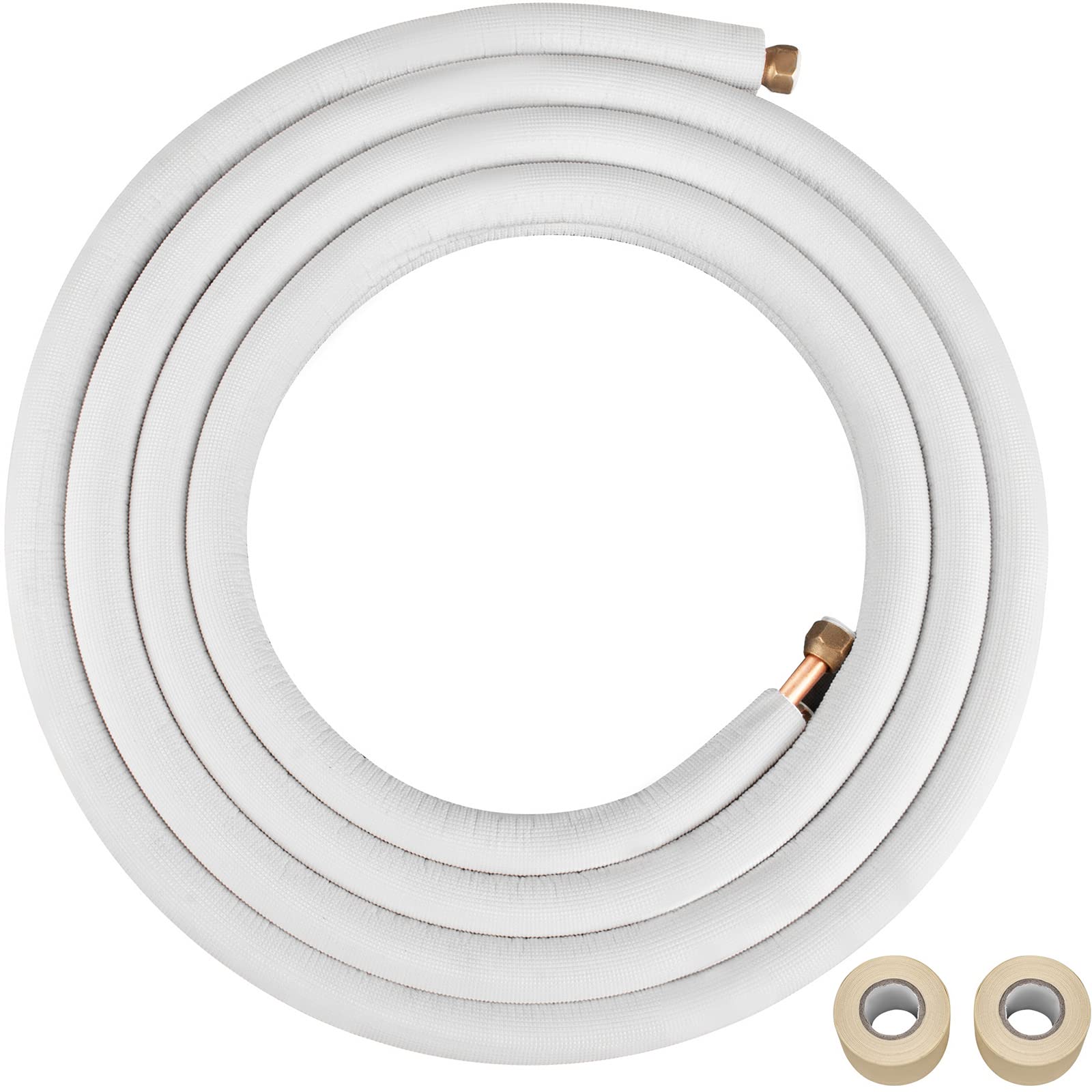 Mua VEVOR Mini Split Copper Line Set 24.6ft Length, 3/8" & 1/4" OD ...