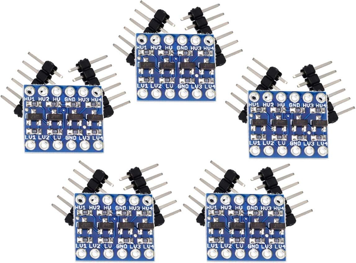 5pcs 4Channel IIC I2C Logic Level Converter Bi-Directional Module 5V to 3.3V For Arduino |5pcs 4 ...