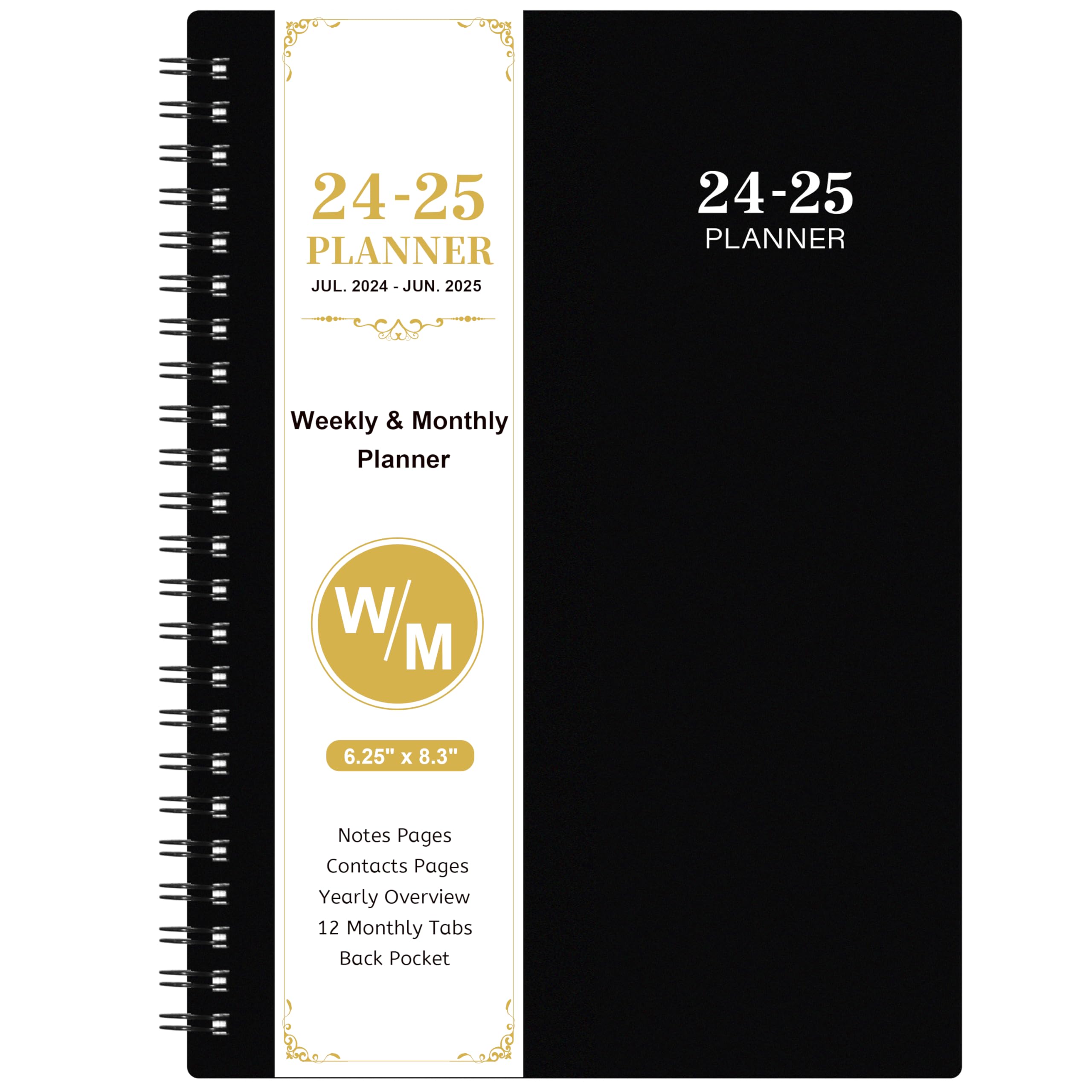 Mua 2024-2025 Planner - Weekly and Monthly Planner 2024-2025, 6.3”× 8.4 ...