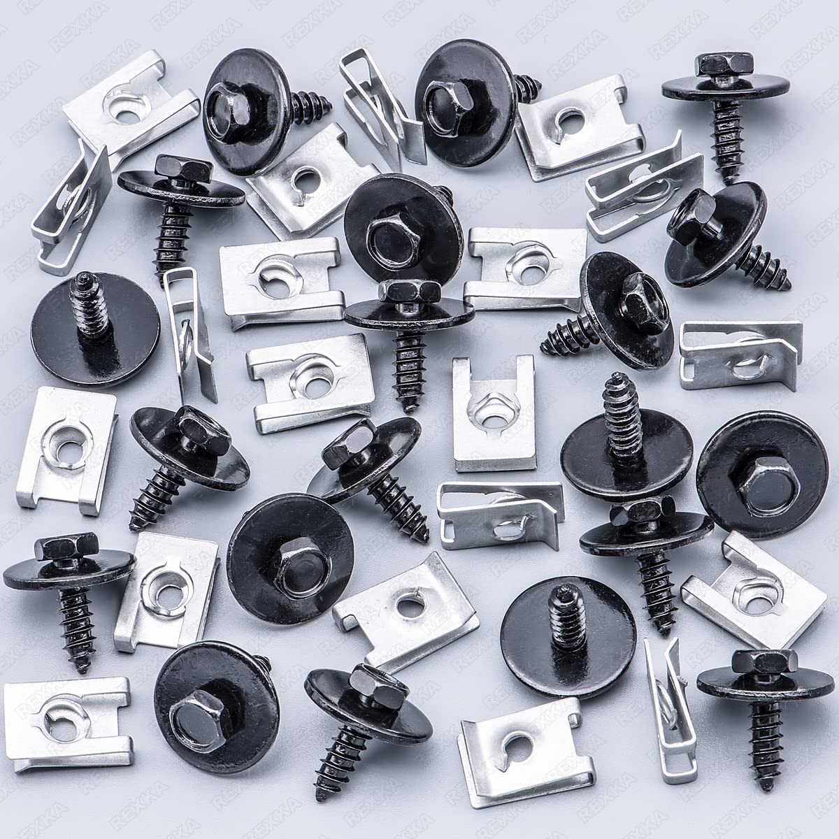 Mua 20 Sets M4.8 Fender Liner Splash Shield Bumper Cover Screws U Nuts ...