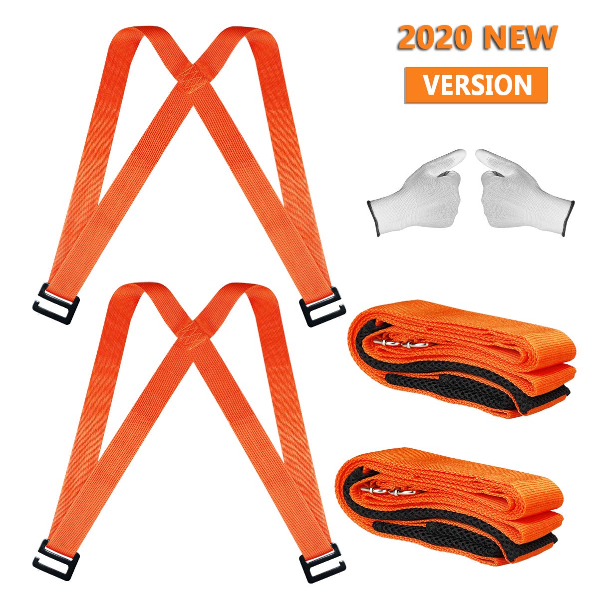 2020 Upgrade Moving Straps 2-Person Shoulder Carrying Straps, Lifting ...