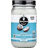 Amazon.com : Spectrum Culinary Organic Unrefined Virgin Coconut Oil, 14 ...