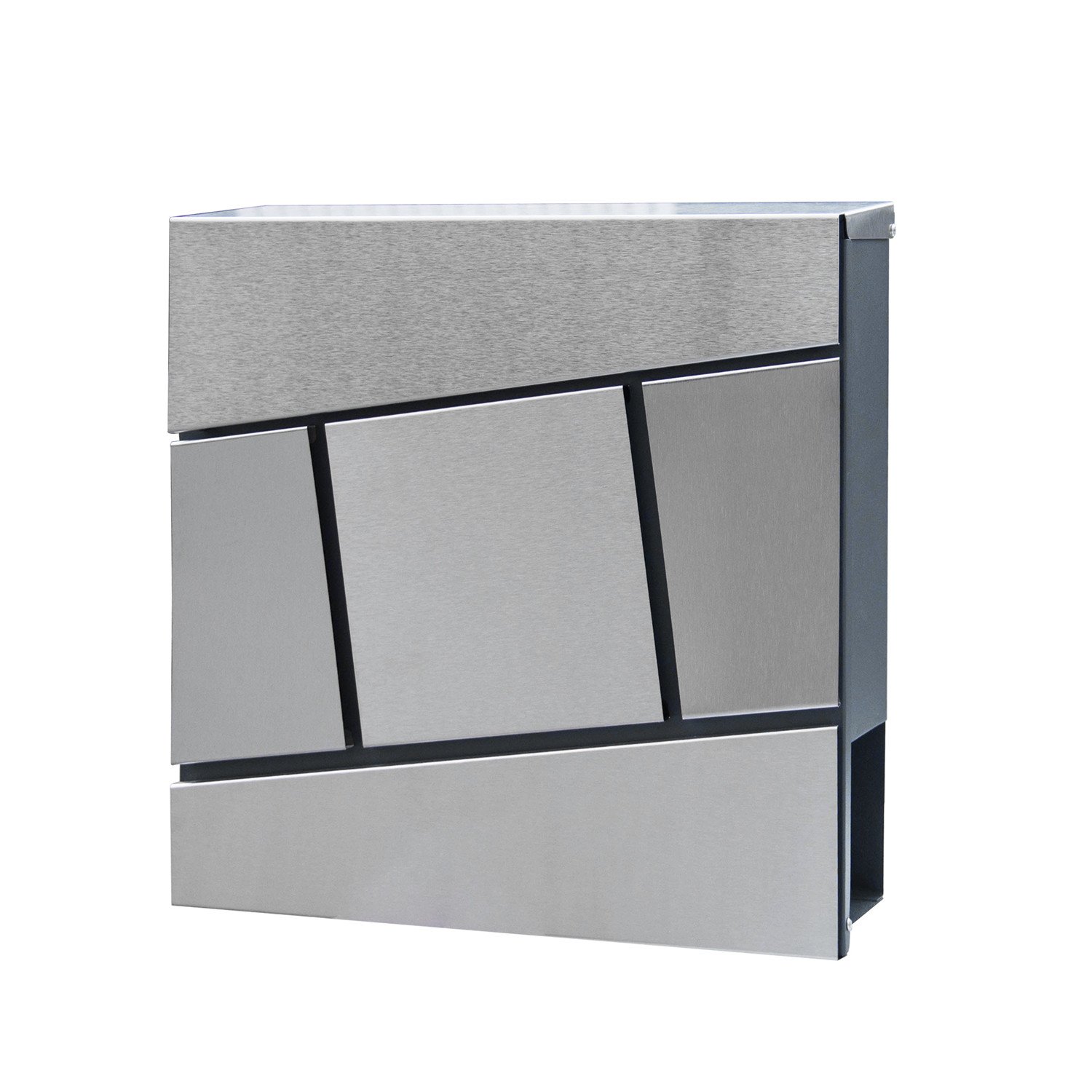 LZQ New Type Timeless Wall Design Stainless Steel Letter Box Mail Box ...
