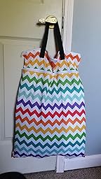 Amazon.com : Large Hanging Wet/dry Cloth Diaper Pail Bag for Reusable ...