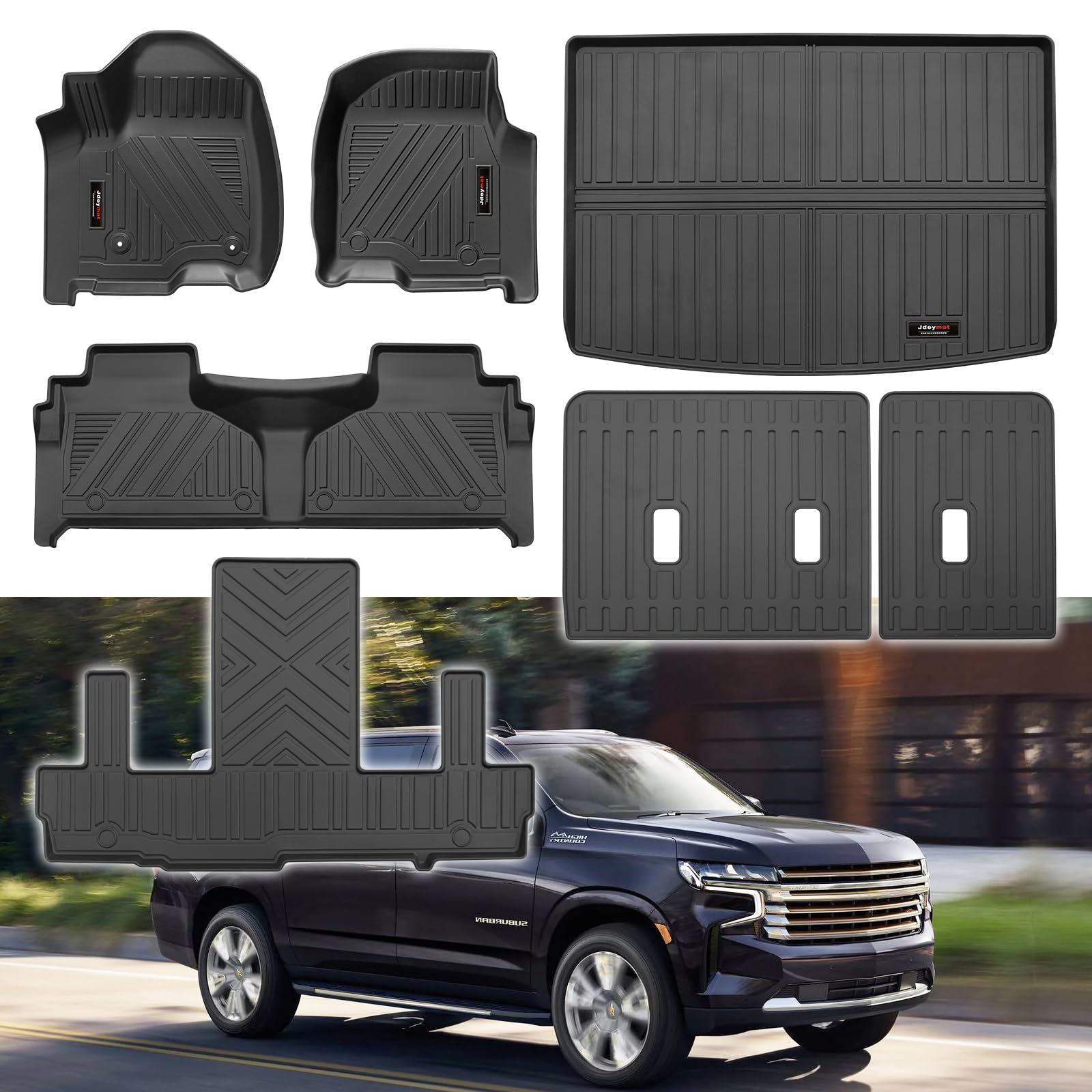for 2021-2025 Chevy Suburban/GMC Yukon XL/Cadillac Escalade ESV (7 Seat ...