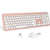 Amazon.com: HAIBING Wireless Keyboard and Mouse Combo, Compact Full ...