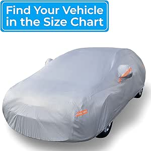 Amazon.com: EzyShade 10-Layer Waterproof Car Cover. See Vehicle Size ...