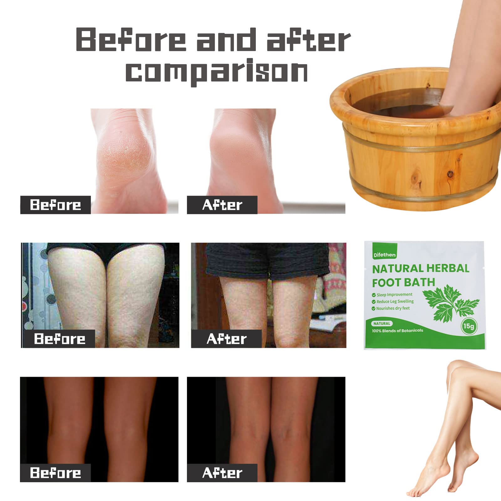 Mua Natural Mugwort/Wormwood Herbal Foot Soak,Lymphatic Ginger Foot ...