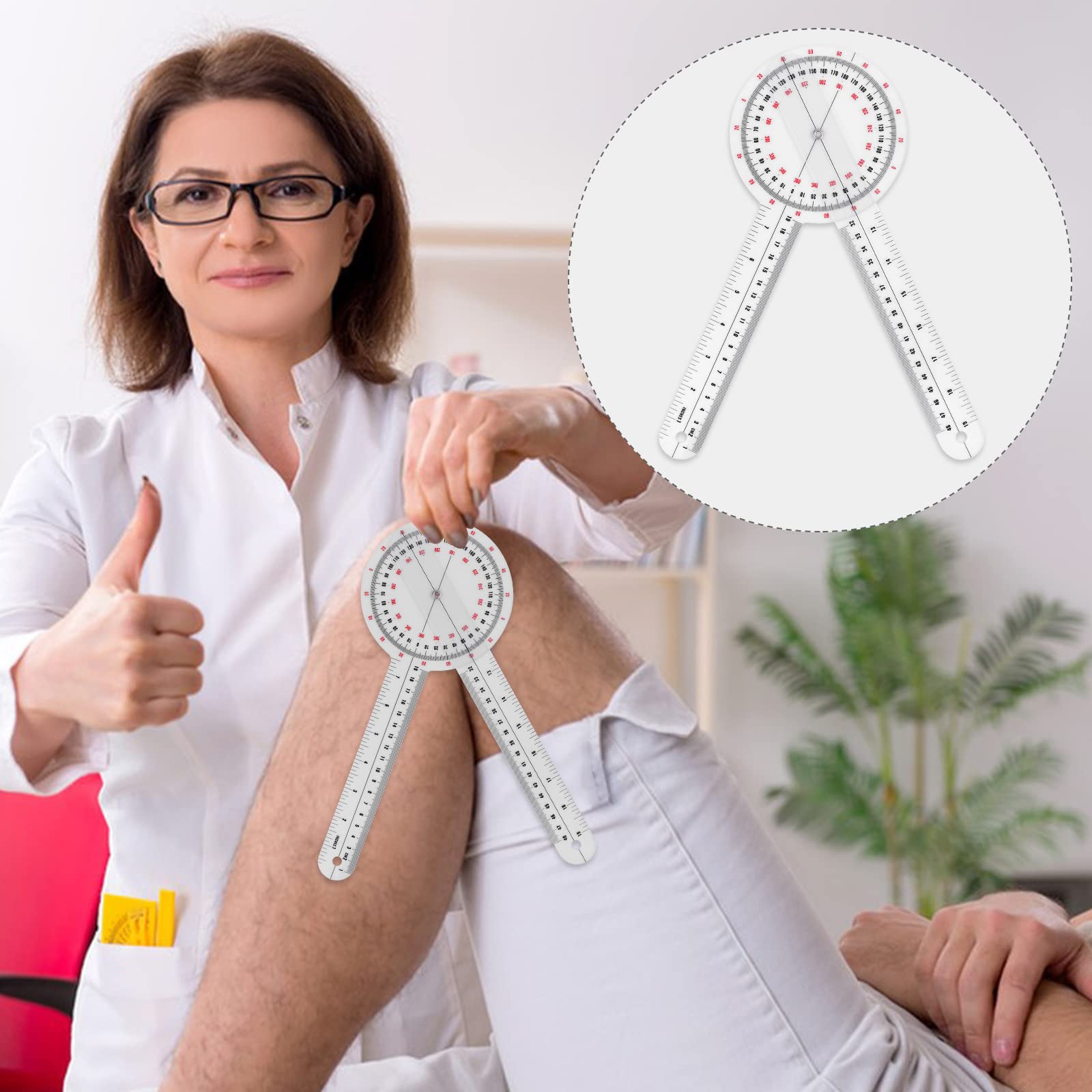 Mua Prasacco 12 Inch Goniometer, 360 Degree Plastic Goniometer ...