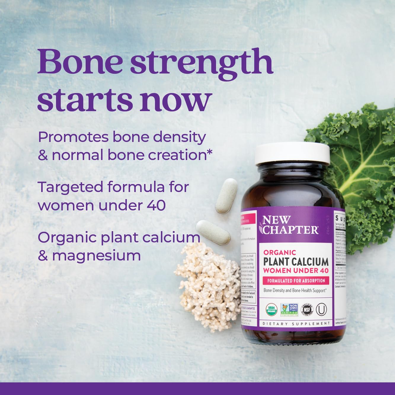 Mua New Chapter Calcium Supplement – Organic Plant Calcium for Women ...