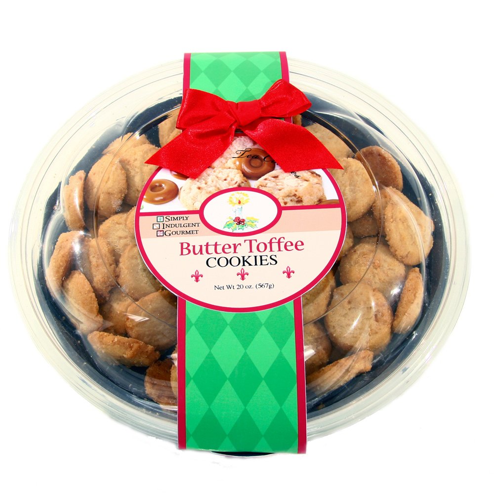 Too Good Gourmet Holiday Tea Cookies, Butter Toffee Cookies, 18-Ounce ...