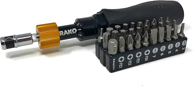 RAK Precision Torque Screwdriver Wrench Set - Extremely Accurate 1 Inch ...