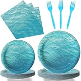 Amazon.com: gisgfim 98 Pcs Ocean Sea Party Supplies Ocean Waves Party ...
