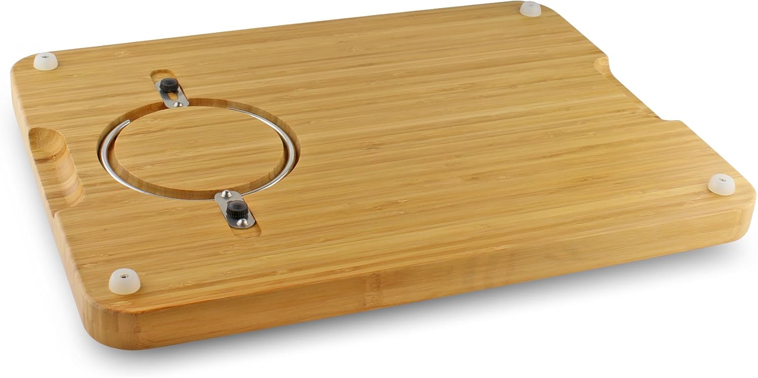 Deluxe Spiked Bamboo Wooden Roast Joint Carving & Cutting Board 48 x ...