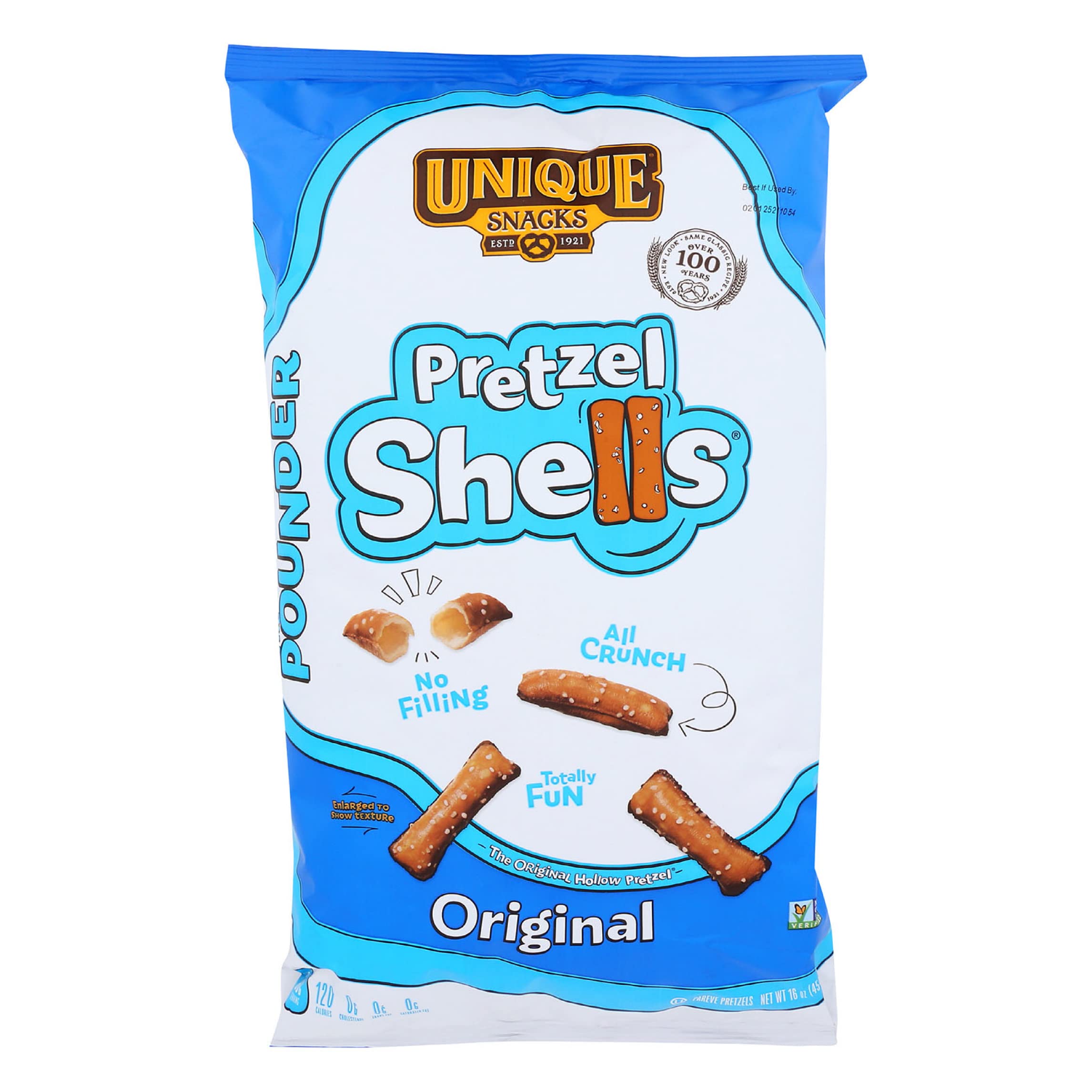 Unique Snacks Original Pretzel Shells, Delicious Homestyle Baked Snack ...